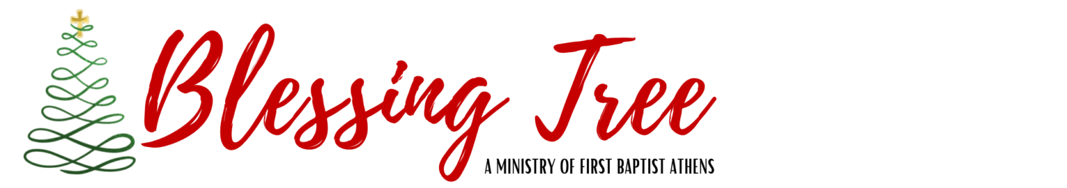 Christmas Blessing Tree - First Baptist Athens Alabama